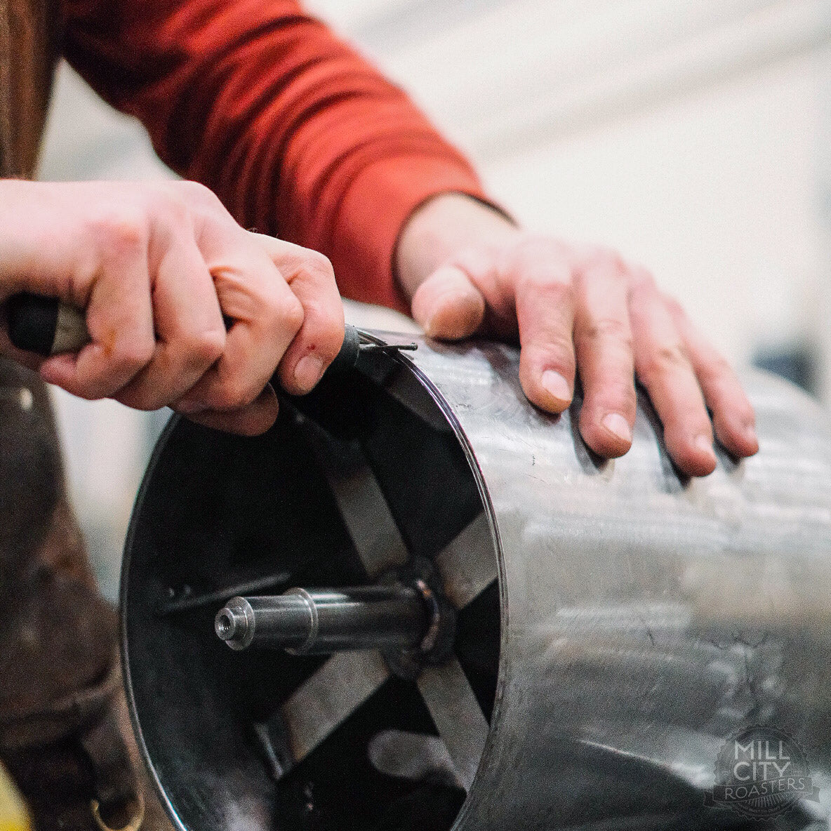 Made-in-Minneapols Mild Steel Drums – Mill City Roasters