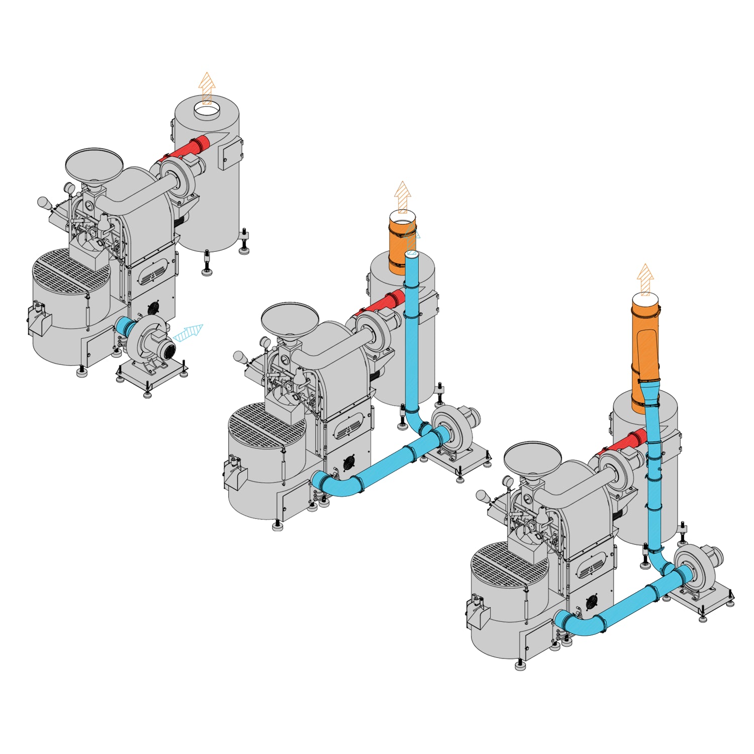 Quick-Connect Kits for MCR-6, MCR-10, and MCR-15 – Mill City Roasters