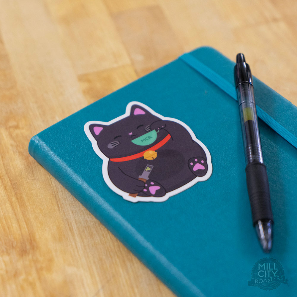 Lucky Cat Stickers – Mill City Roasters